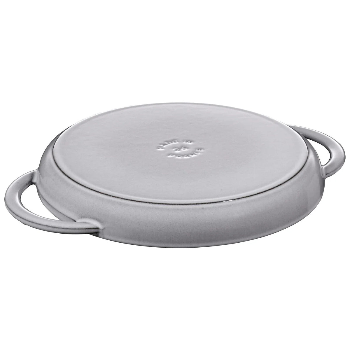 STAUB 26 CM CAST IRON ROUND PURE GRILL, GRAPHITE GREY – benandtournesol