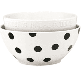 Kate Spade Deco Dot Mixing Bowls set of 2 – benandtournesol